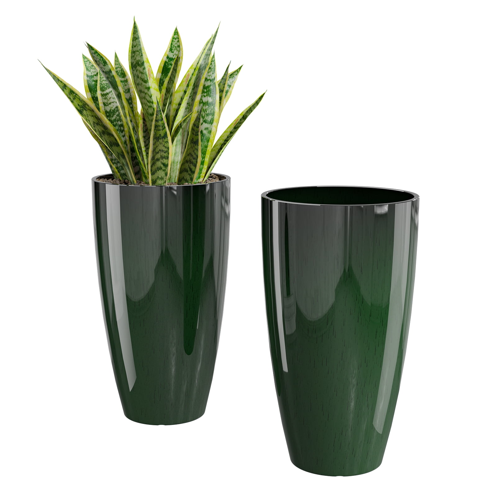 Click here for Qcqhdu 21 Inch Tall Planters For Outdoor Plants Se... prices