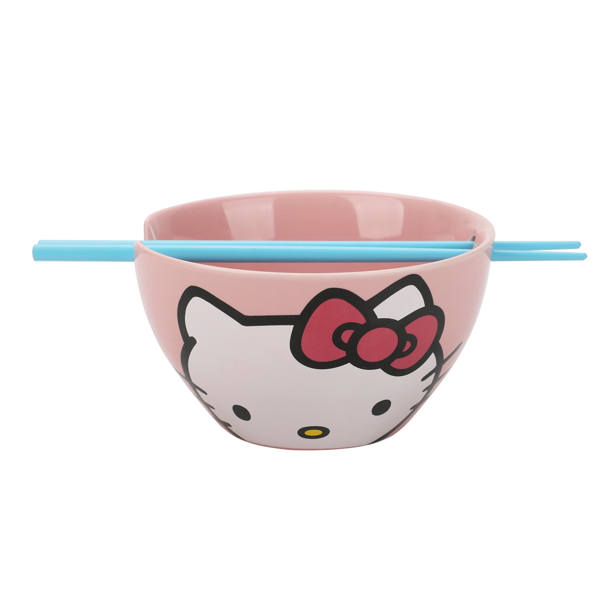 Click here for Bioworld Hello Kitty Big Face Ramen Bowl With Chop... prices