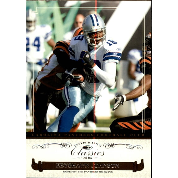 2006 Donruss Classics #29 Keyshawn Johnson NFL Football Trading Card ...