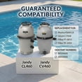 MIXX UNIQ Pool Filter Cartridges, CL460, 27" x 7", 4 Pack, 460 sq.ft ...