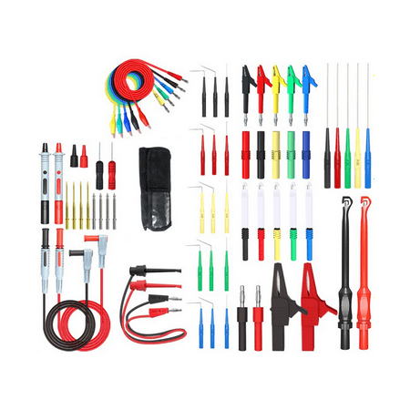 P1957 64PCS Multimeter Wire Piercing Probes Test Leads Kit with ...