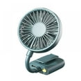 7 Inch Clip on Fan, Small Fan with Strong Airflow, Clip & Desk Fan USB ...