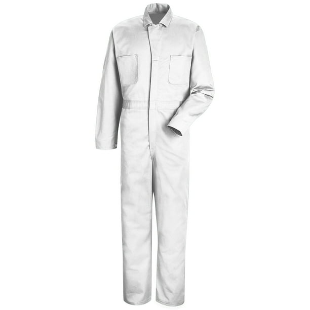 Red Kap® Men's Button-Front Cotton Coverall - Walmart.com