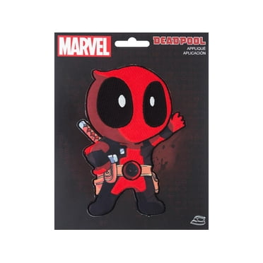 Deadpool Face Mask Iron-On Patch Marvel Comic Anti-Hero Craft Apparel ...