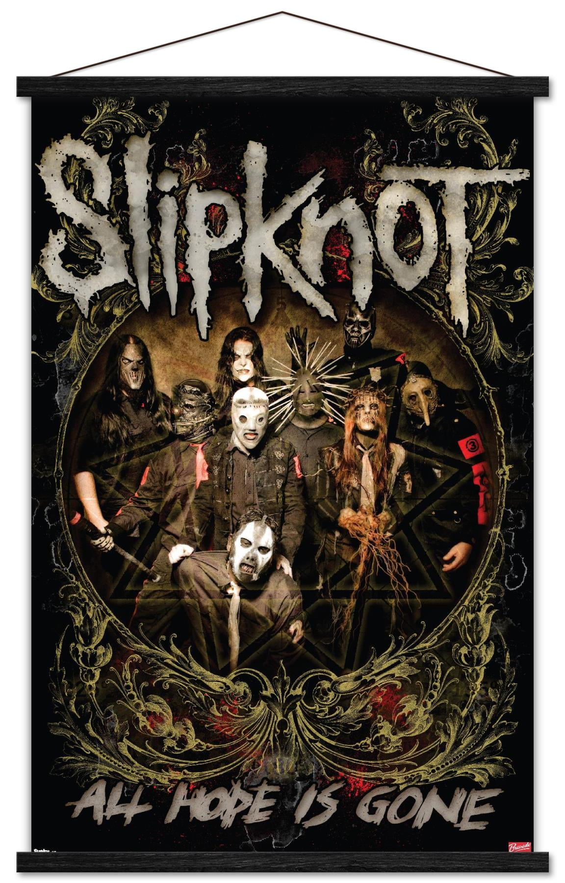 Slipknot - Hope Is Gone Wall Poster with Magnetic Frame, 22.375" x 34 ...