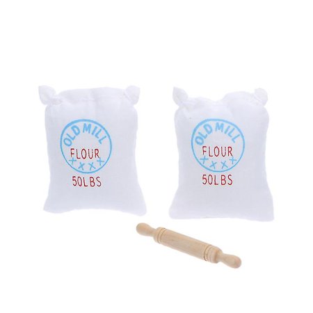 1 Set Of Miniature Flour Sack Toys Mini Kitchen Furnishings Mini ...