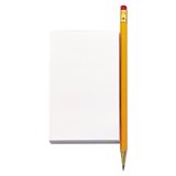 Universal Scratch Pads, Unruled, 3 x 5, White, 100 Sheets, 12/Pack ...