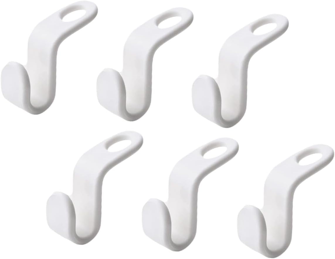 6pcs Hanger Connection Hook Plastic Hooks for Hanging Plastic Clothes ...