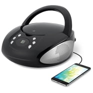 GPX Portable CD Player Boombox with AM/FM Radio, LED Display, BC232R ...