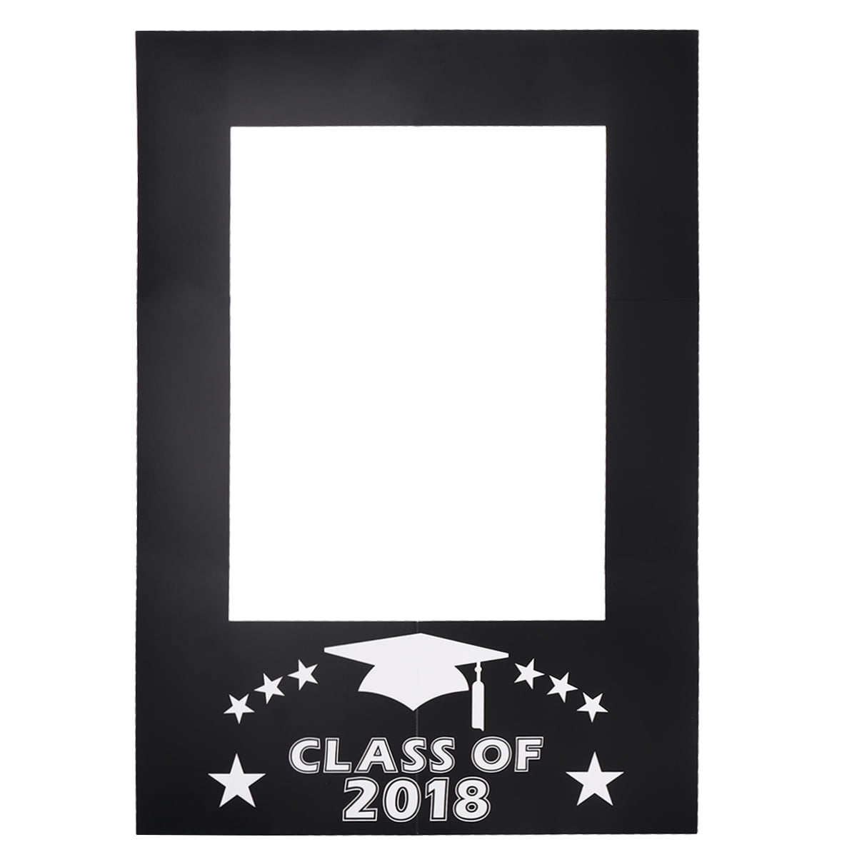 OUNONA Class of 2018 DIY Paper Picture Frame Cutouts Photo Props for ...