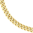 18k Yellow Gold 15.8mm Comfort Curb Box Lock Bracelet 9 Inch Link ...