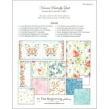 Victoria Butterfly Quilt Pattern 82x106 in by In The Beginning Fabrics ...