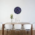 9.84in Round Wall Clock Frameless No Glass Silent Non-Ticking Pvc Board ...
