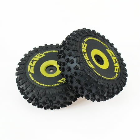 2 Pieces 1/14 Remote Control Car Front Modified Replacing Part Wheel ...