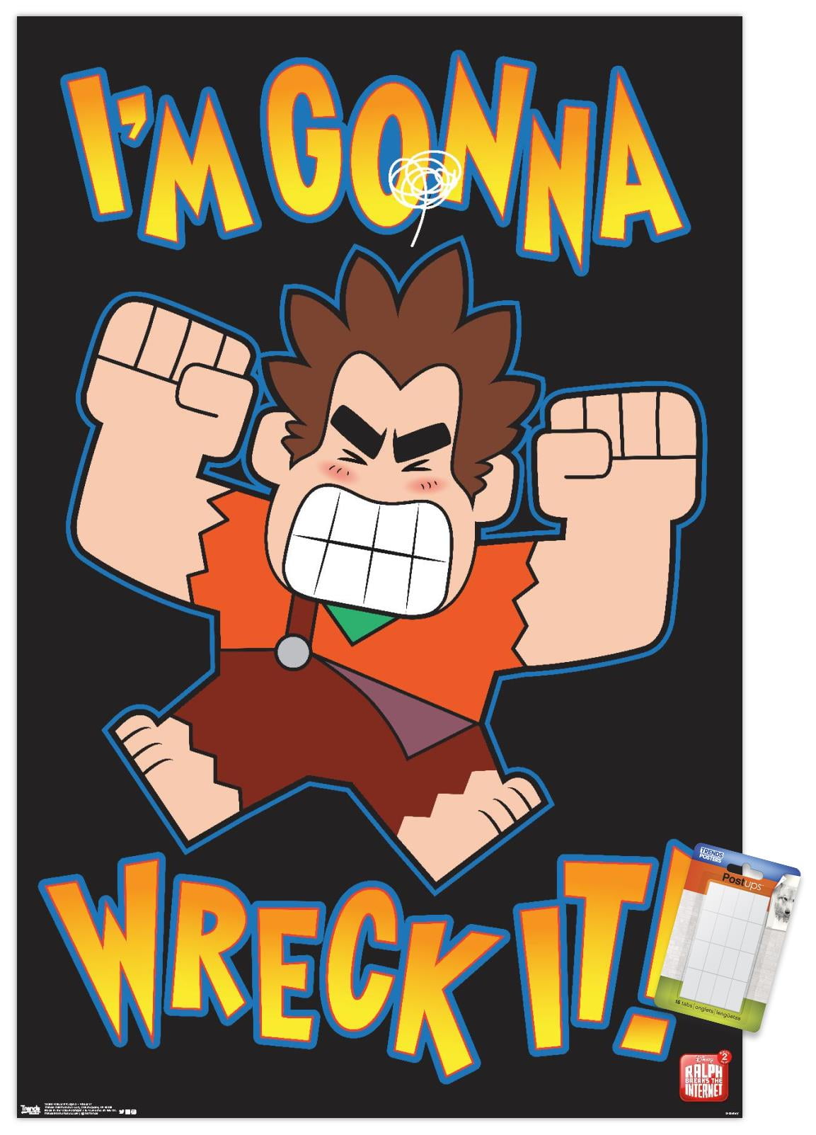Disney Wreck It Ralph: Ralph Breaks The Internet - Wreck It Wall Poster ...