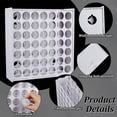 49-Hole Plastic Paint Organizer Stands Pigment Wall Mounted Storage ...