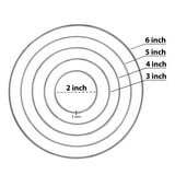 Craft County Assorted Metal Hoops Rings for Dream Catcher - 5 Pieces (2 ...