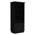 70-Inch High Bar Cabinet with Shelves | Ample Room for Decor and Books ...