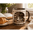 Cozy Cat Life Mug for Cat Lovers, Cute Kitty Coffee Cup Gift - Walmart.com