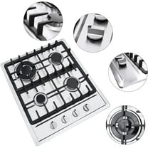 ABBA Retro 24 Inch 4-Burner Gas Cooktop for Efficient Kitchen Cooking ...