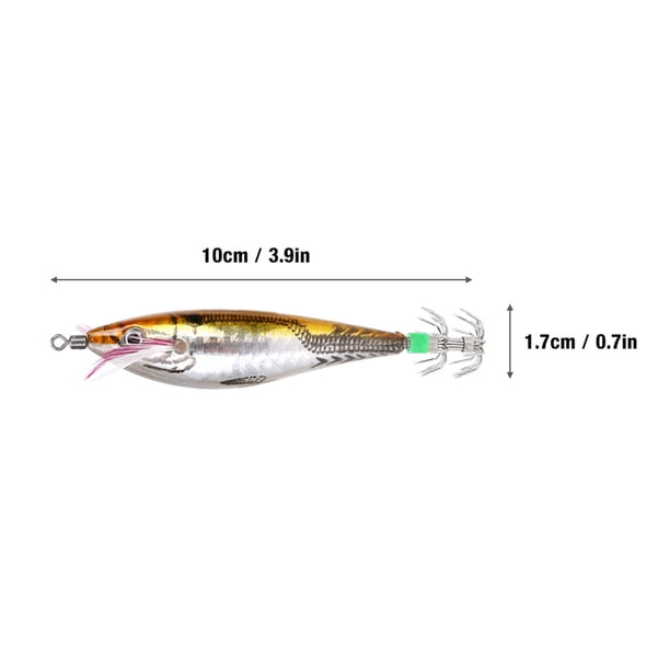 Fishing Hook,10cm High Quality Squid Fishing Bait Fish Lure Finest ...