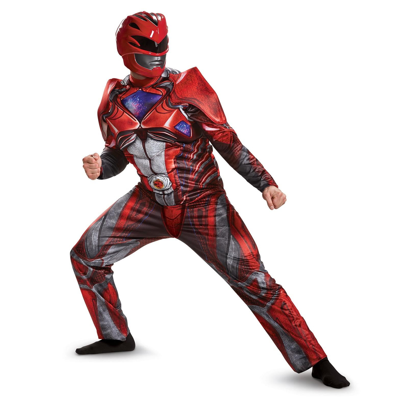 Power Rangers Red Ranger Muscle Men's Adult Halloween Costume - Walmart.com