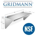 Free Shipping! GRIDMANN 16 Gauge 18" x 48" NSF Stainless Steel Kitchen ...
