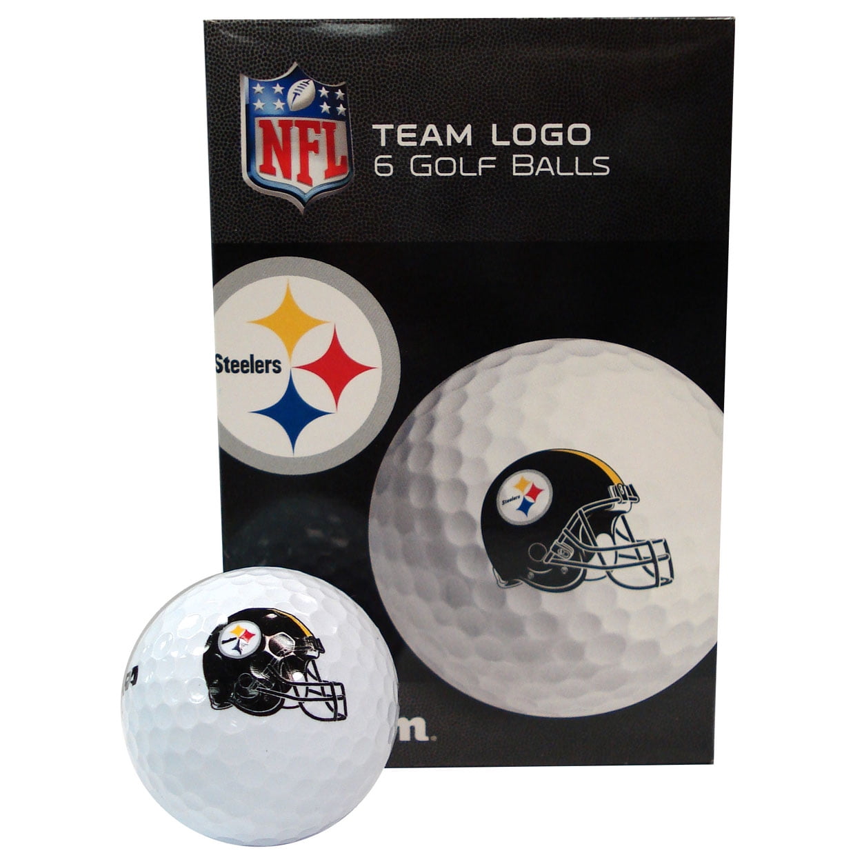 Wilson Pittsburgh Steelers Golf Balls, 6 Pack - Walmart.com
