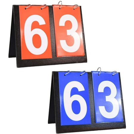 Portable Table Top Scoreboard Flipper, Multi Sports Score Flip ...