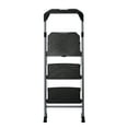 Free Shipping! Hyper Tough Folding Steel Step Stool, 3-Step Large ...