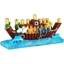 Free Shipping! Aviv Judaica Sculptured Noah's Ark Menorah Biblical ...