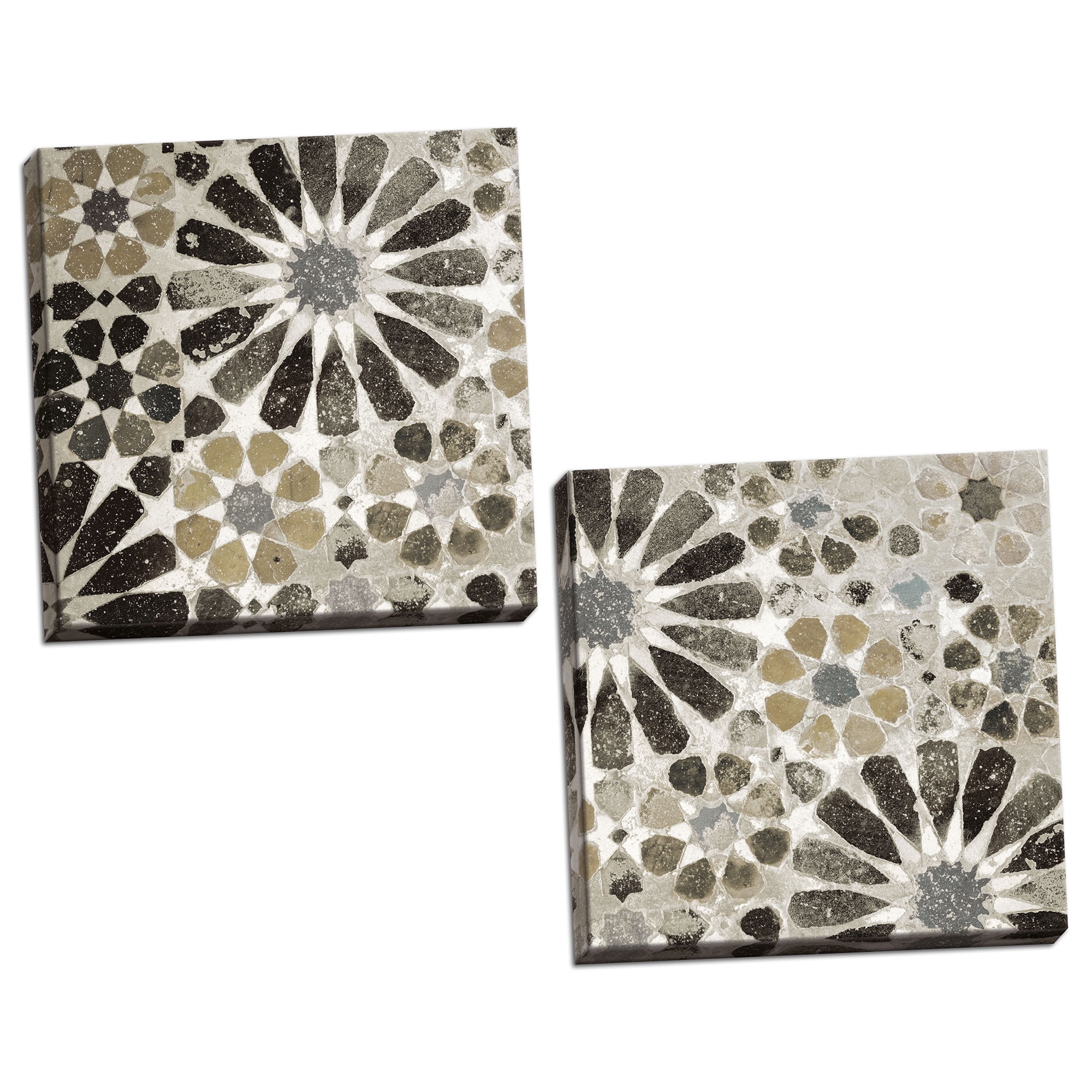 Gango Home Decor Contemporary Alhambra Tile II & III Neutral by Sue ...