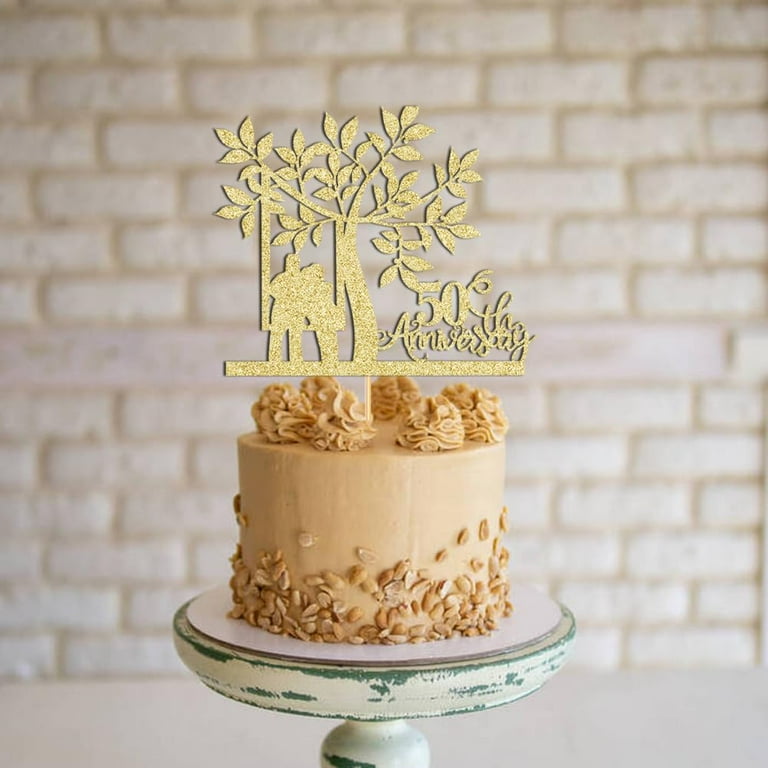 50th Anniversary Cake Toppers 50th Wedding Anniversary Personalised