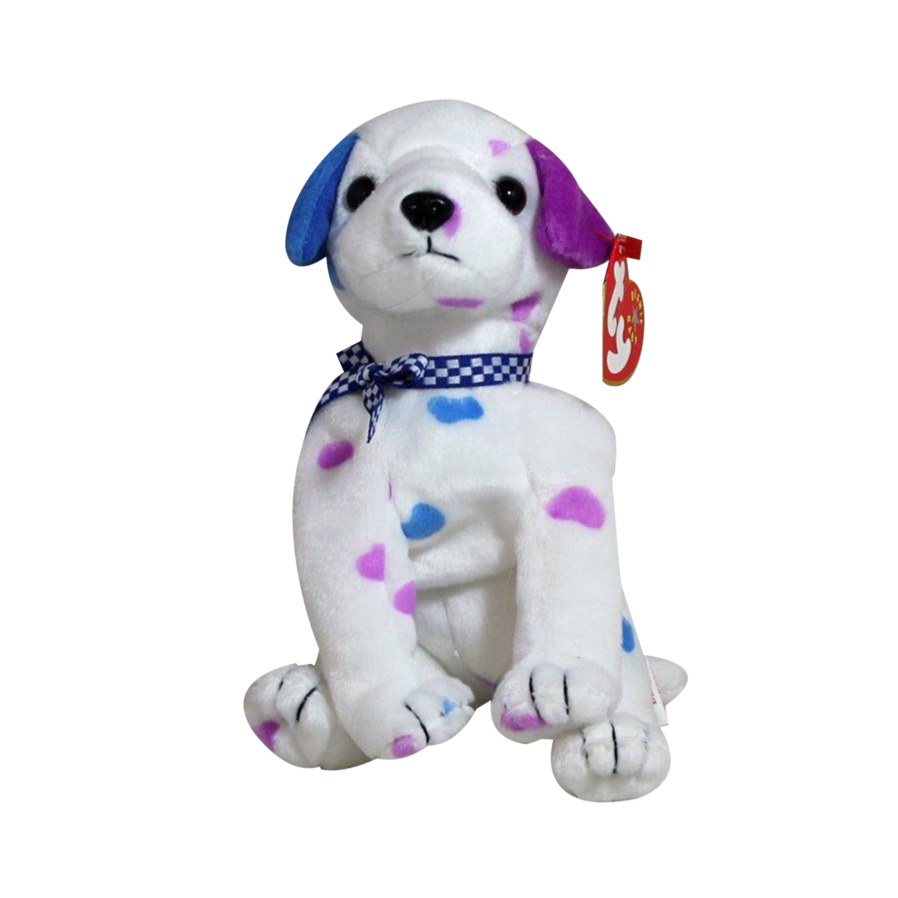 Ty Beanie Baby: Dizzy the Dalmatian - Colored Ears - Colored Spots ...