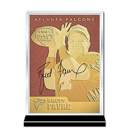 BRETT FAVRE 1991 Draft Pick FEEL THE gAME gold card Rookie - Football ...