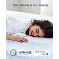4 Inch Memory Foam Mattress Topper King, Cooling Gel Infused Mattress ...
