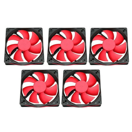LED Chassis Fan, PC Cooling Fan, Waterproof And Lightweight Plastic ...