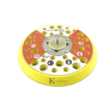 3M Hookit Clean Sanding Low Profile Disc Pad 20356, 6 in x 3/8 in x 5/ ...