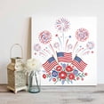 250th Anniversary Stripes and Stars Canvas Artwork Painting Art ...