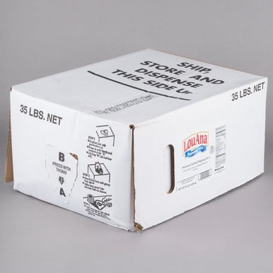 LouAna Butter Flavored Canola Popping Oil Bag-in-Box Oil 35 LBS | 1 Bag ...