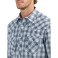 Wrangler® Men's and Big Men's Regular Fit Long Sleeve Western Shirt ...