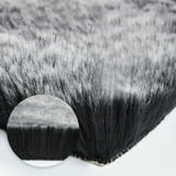 Phantoscope Ultra Soft Faux Fox Fur Series Decorative Indoor Area Rug 2 ...