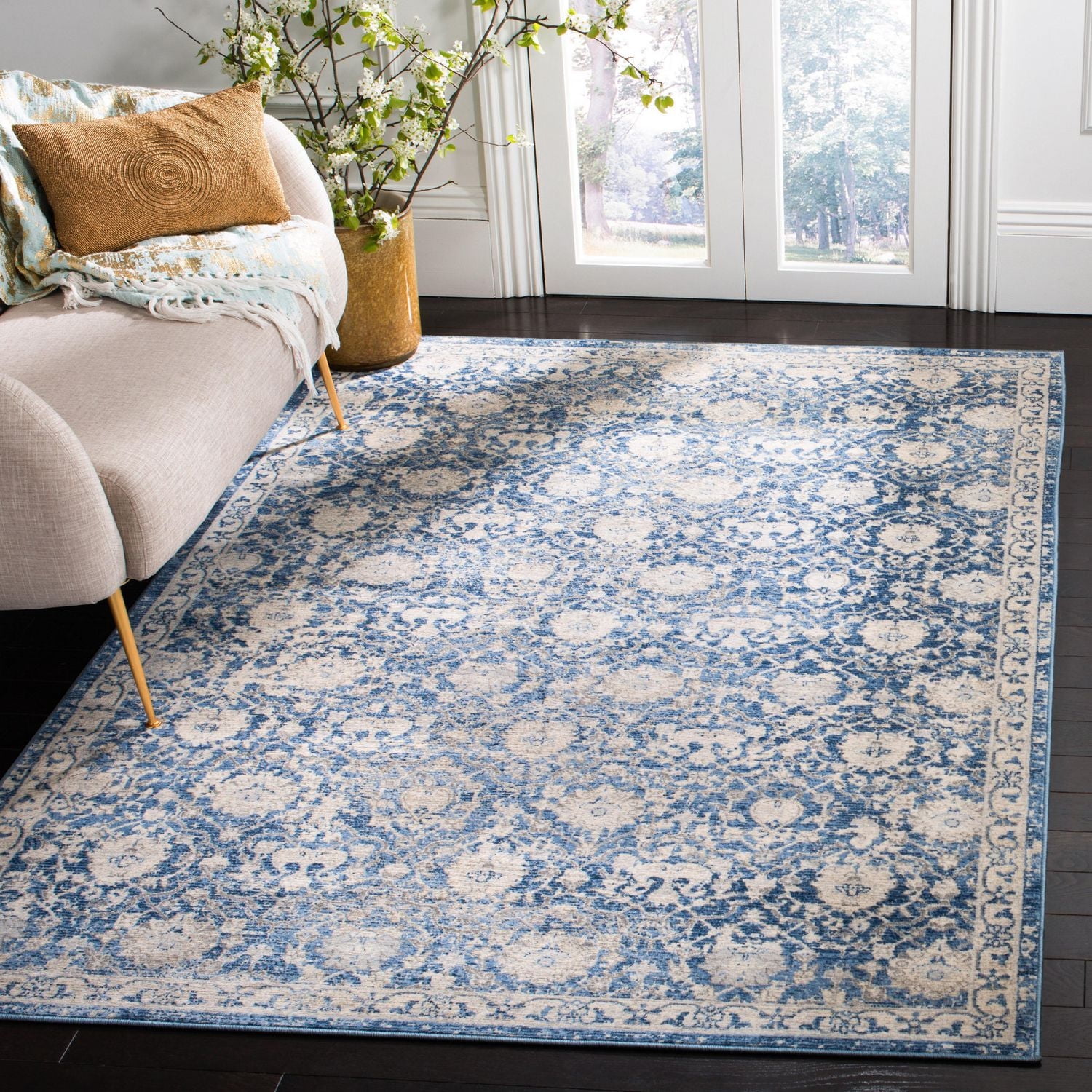 Click here for Safavieh Brentwood Bedinn Floral Overdyed Area Rug... prices
