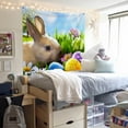 Dashan Easter Bunny Tapestry Wall Hanging,Spring Floral Backdrop for ...