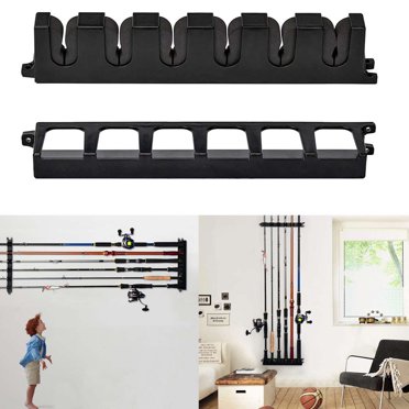 Piranha FD011 Overhead and Wall Mount Fishing Rod Rack, Holds 11 Rods ...