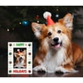 WaaHome Personalized Dog Paw Christmas Photo Frame, Happy Holidays ...