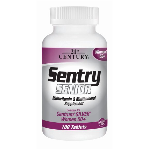 21st Century Sentry Senior Multivitamin & Mineral Supplement Tablets ...