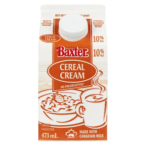 Baxter 10% Cereal Cream, 473 mL - Walmart.ca