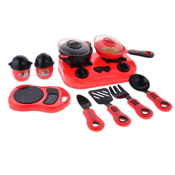 VONKY 5 Pieces Mini Kids Kitchen 3-Tier Steamer Pot Toy Cookware ...