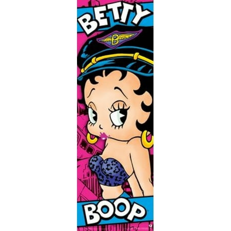 Betty Boop - Biker Door Laminated Poster (12 x 36) | Walmart Canada